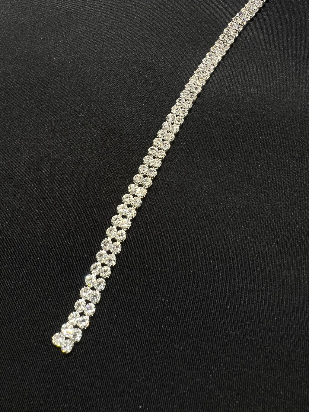 Crystal Clear Silver Rhinestone Two-Line Trim – Axiland Southeast