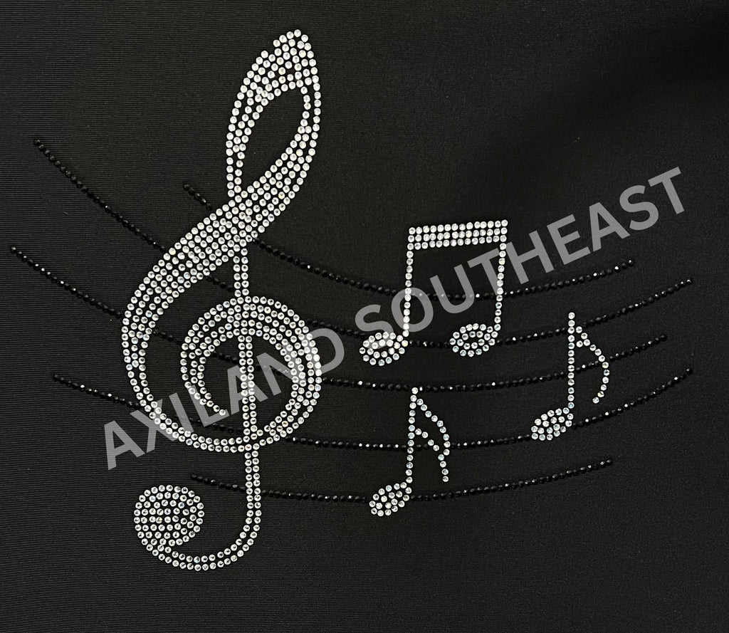 Hotfix Rhinestone Transfer: 21068 Music notes – Axiland Southeast